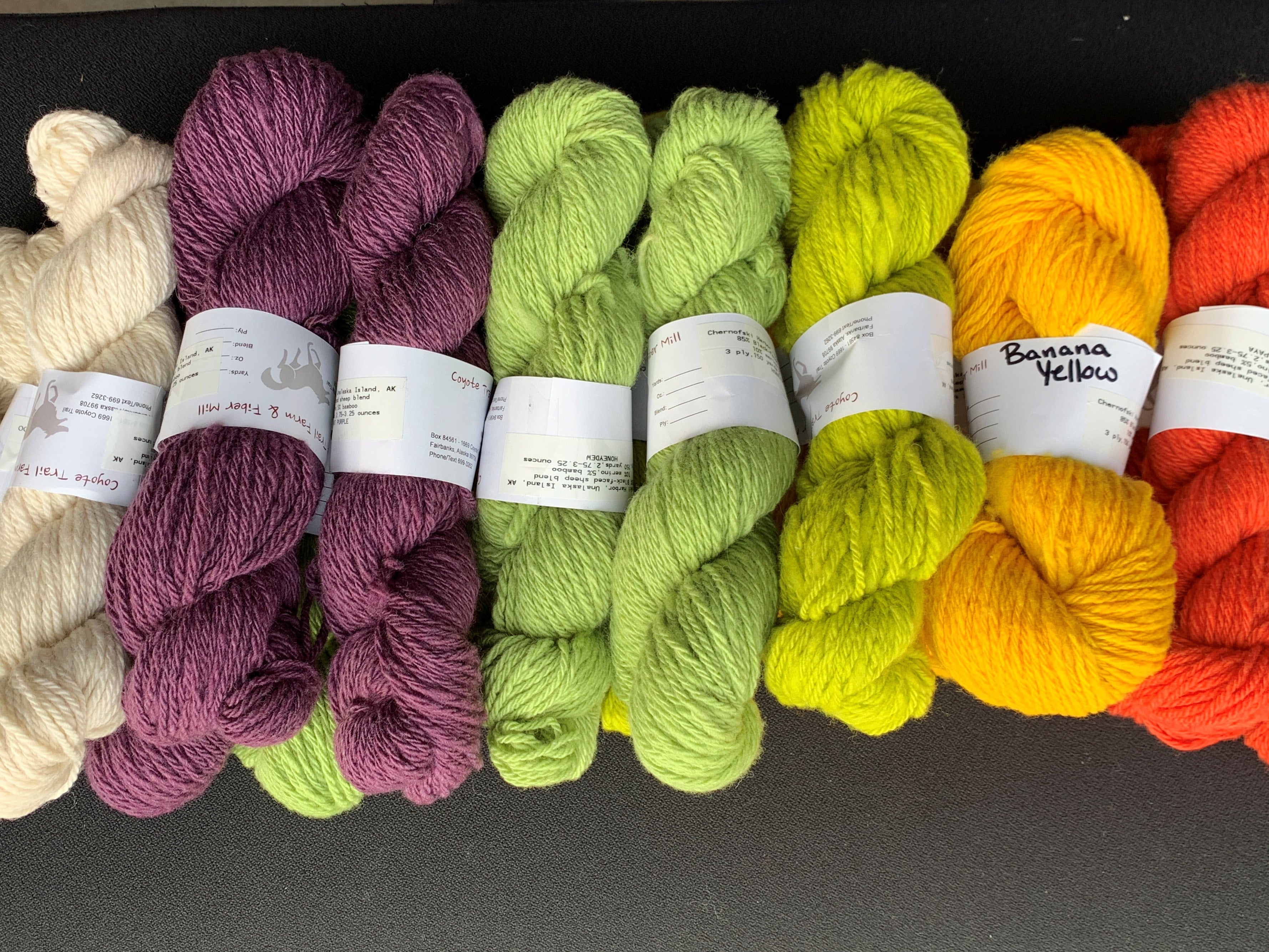 Spun Yarn from Chernofski Sheep Ranch | Museum Of The Aleutians Gift Shop