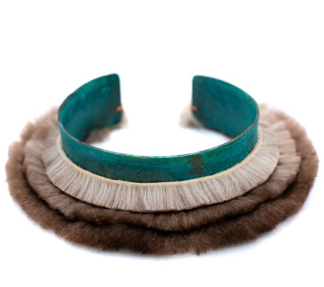 Tiered Patina Sea Otter Cuff by Bering Sea Designs | Museum Of The ...